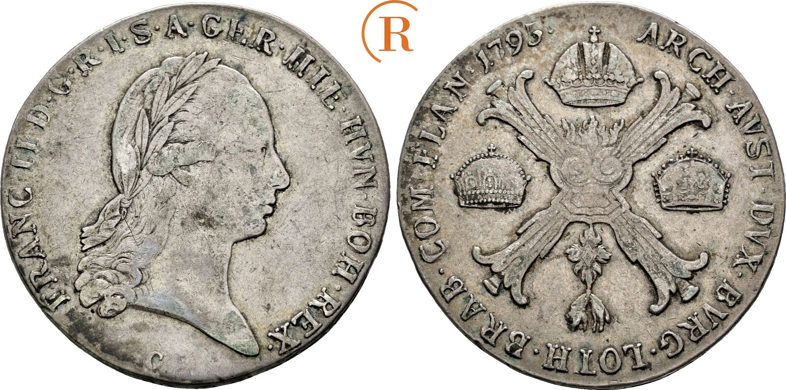 RÖMISCH DEUTSCHES REICH Franz II.(I.), 1792-1835 Kronentaler 1795 C, Prag VF | MA-Shops