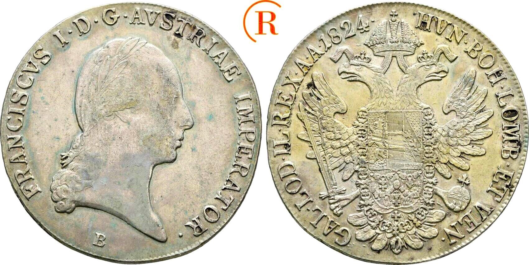 RÖMISCH DEUTSCHES REICH Franz II.(I.), 1792-1835 Taler 1824 B, Kremnitz VF-EF | MA-Shops