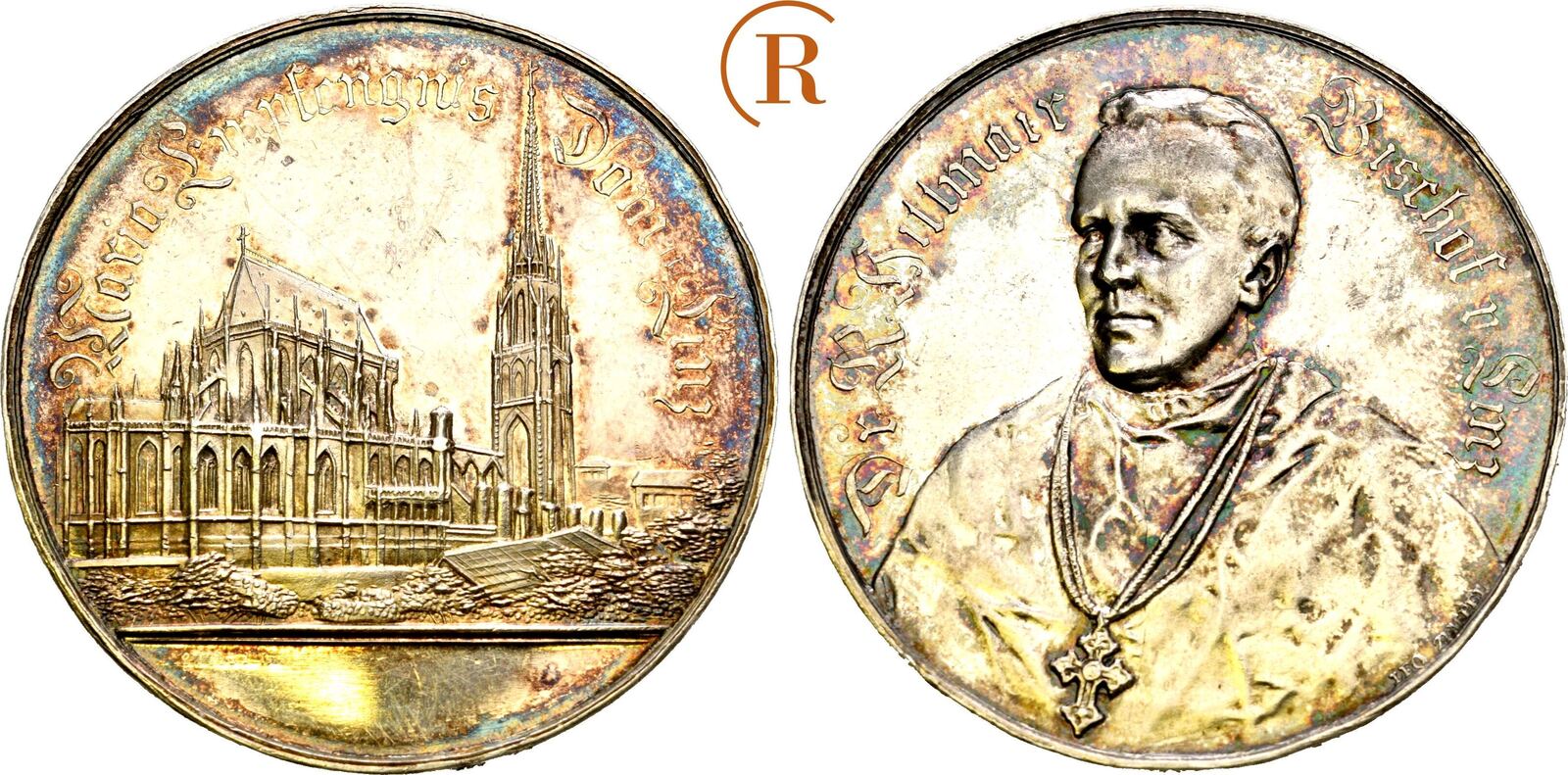 LINZ, STADT Silbermedaille o.J., von L. Zimpel Kleine Kratzer, CH UNC ...