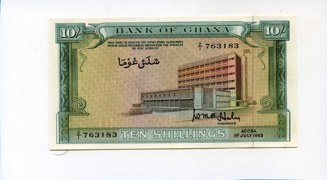 Ghana, 10 Schilling, 1963, Unc | MA-Shops