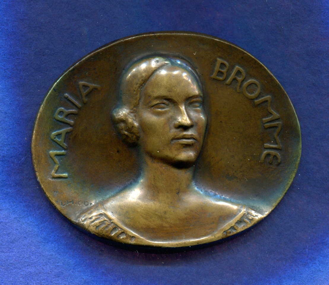Frankfurt/M., Br.-Medaille, o.J. einseitiges Bronzemedaillon auf Maria ...