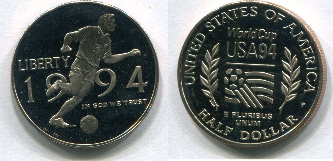 USA 1/2 Dollar 1994 P ~ World Cup ~ Proof | MA-Shops