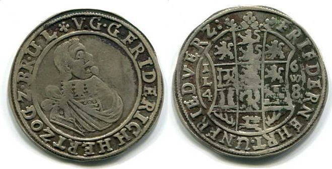 Braunschweig Lüneburg Celle, 1/8 Taler 1648 Friedrich von Celle 1638-1648, VF | MA-Shops