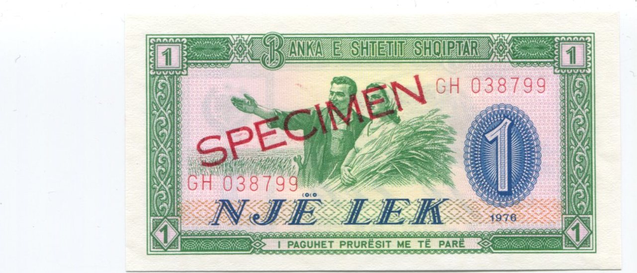 Albanien, 1 Lek 1976 I | MA-Shops