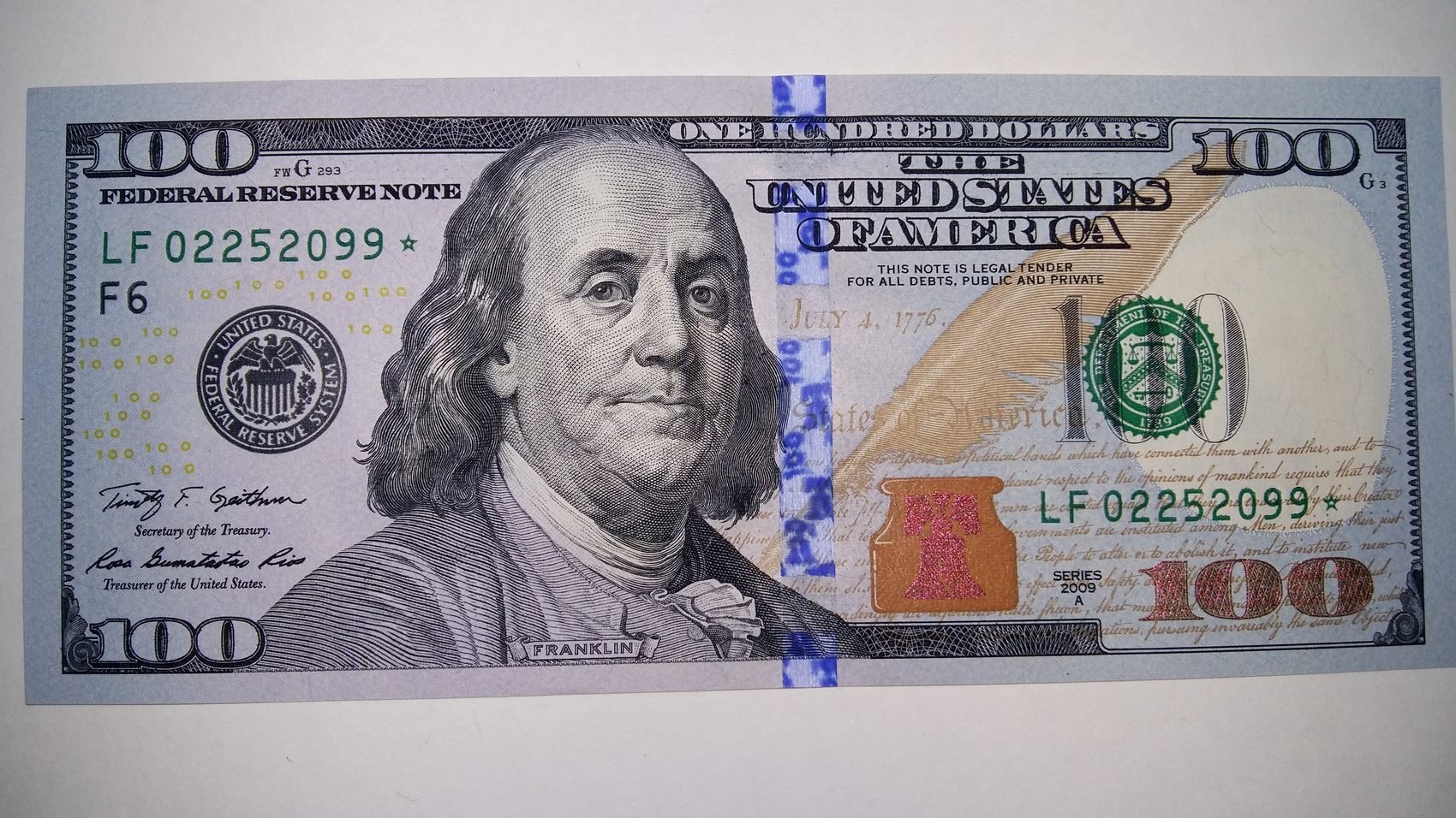 USA, 100 Dollars 2009 Ersatznote/Replacement, I | MA-Shops