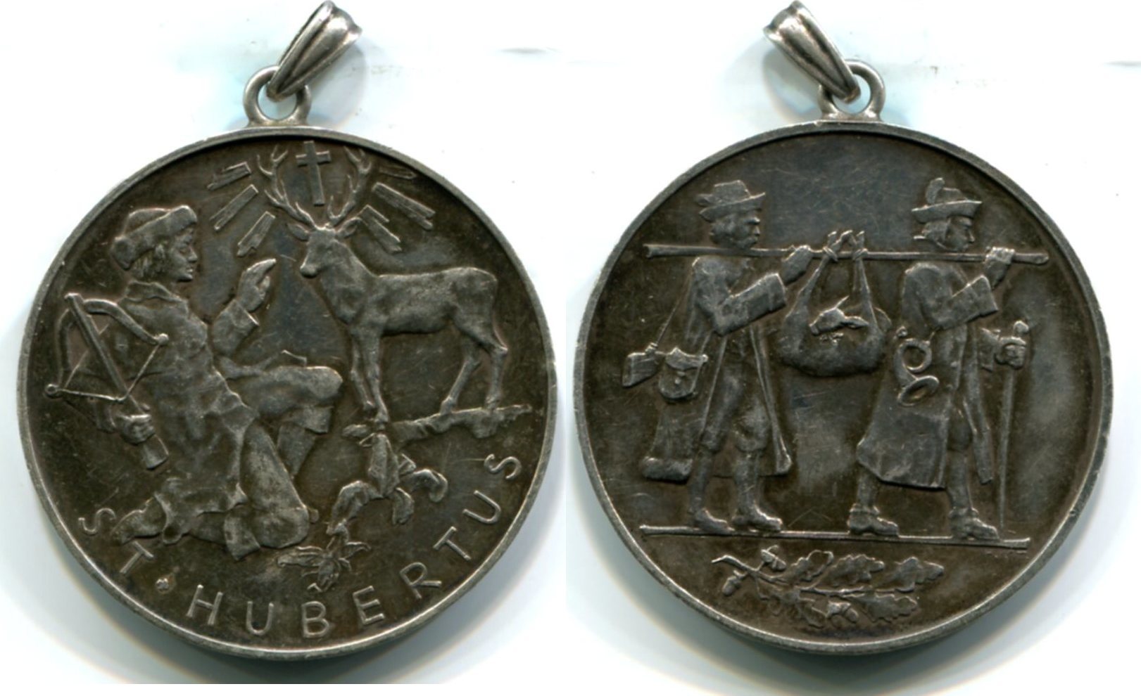 Österreich, Ag.Medaille o.J. St.Hubertus, EF | MA-Shops