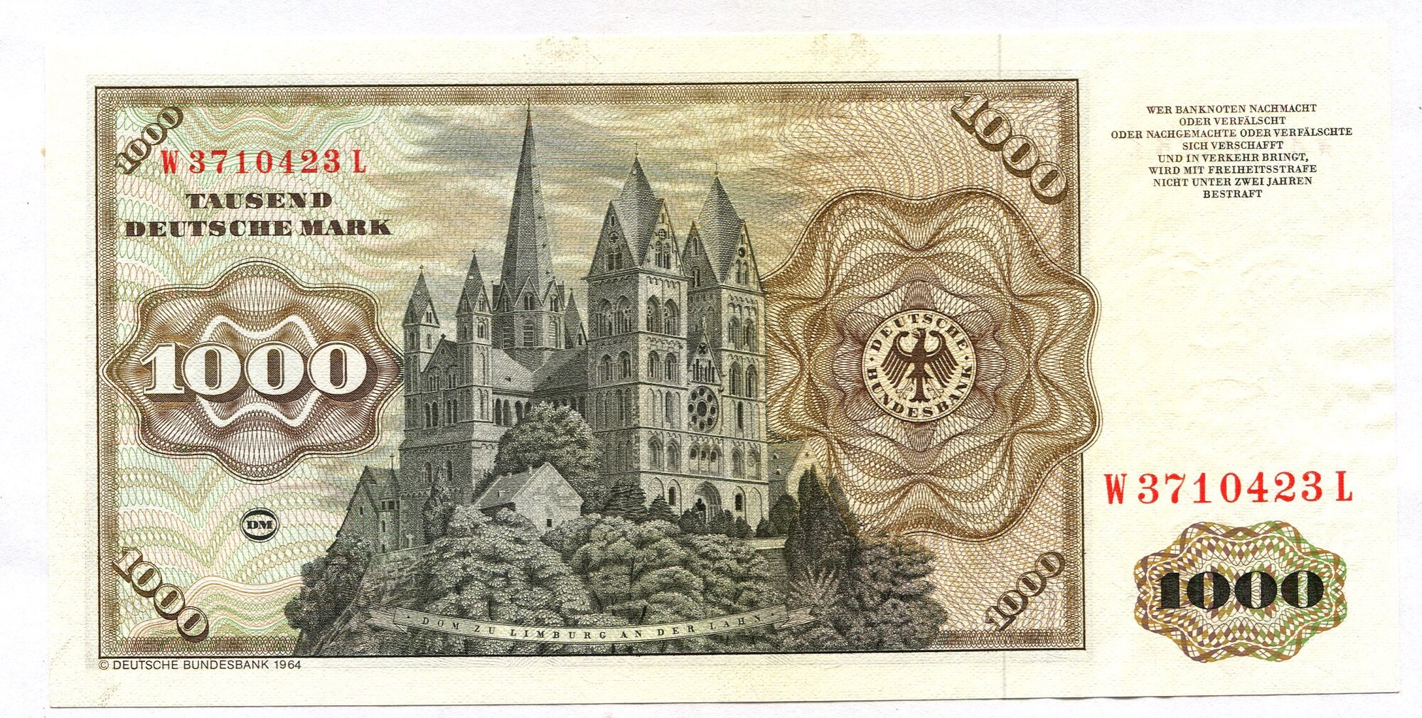 Deutschland, 1000 Mark 1980 I | MA-Shops