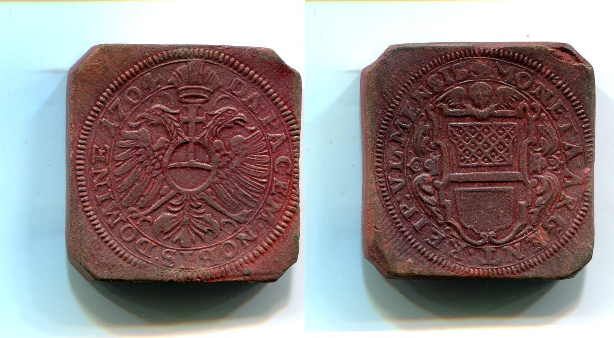 Deutschland/Ulm, 1/2 Taler Klippe 1704(1922) EF | MA-Shops