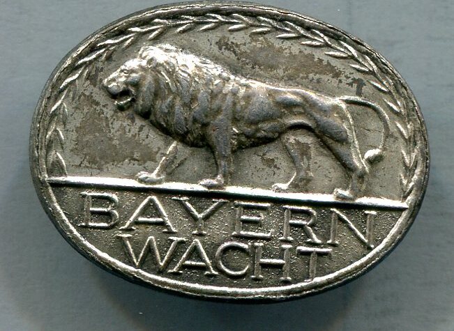 Deutsches Reich Abzeichen o.J. ~ Freikorps - Bayern Wacht ...