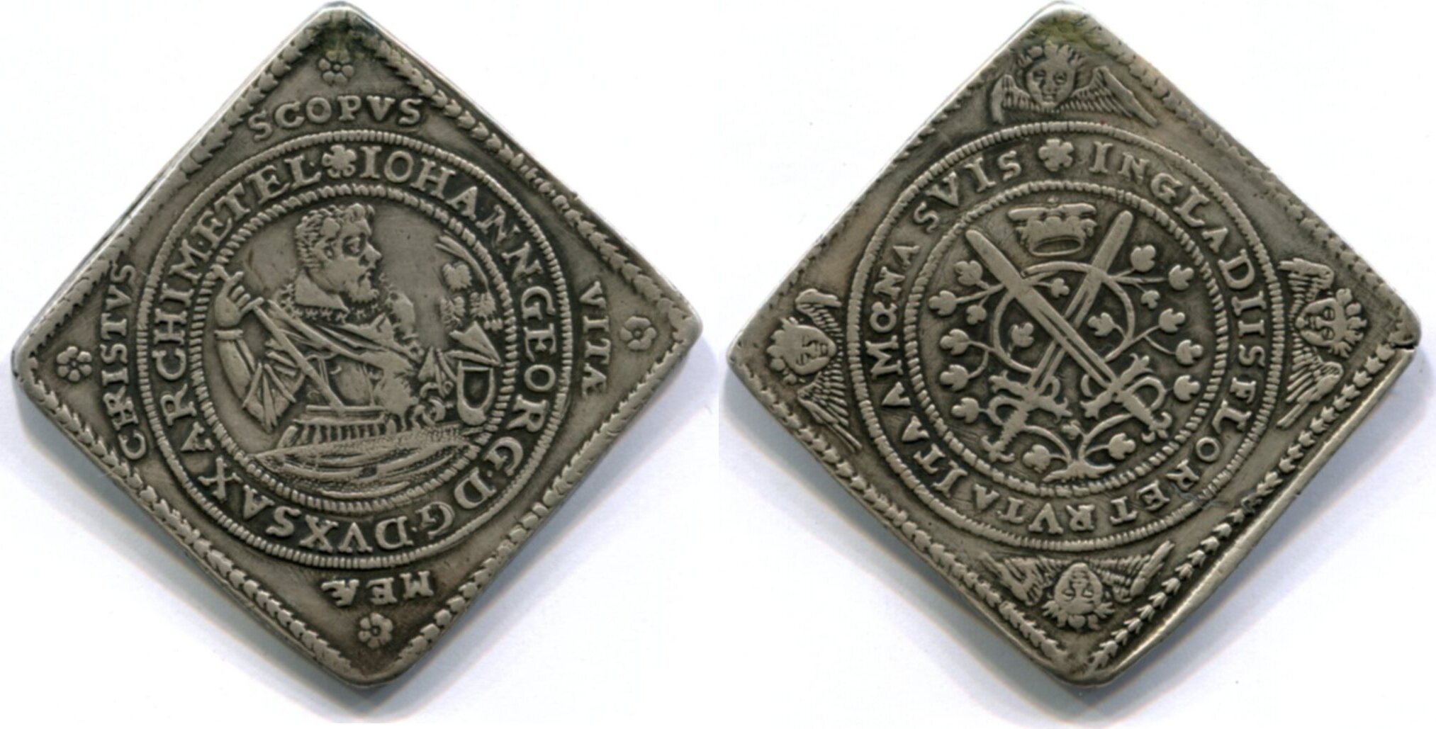 Sachsen, Dicke Talerklippe 1614 Johann Georg I.1615-1656, VF | MA-Shops