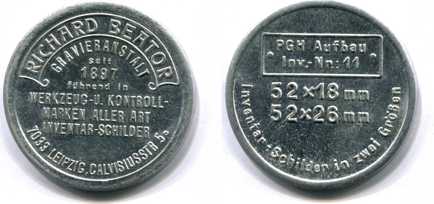 Leipzig Reklamemarke o.D. Richard Beator-Gravieranstalt- EF | MA-Shops