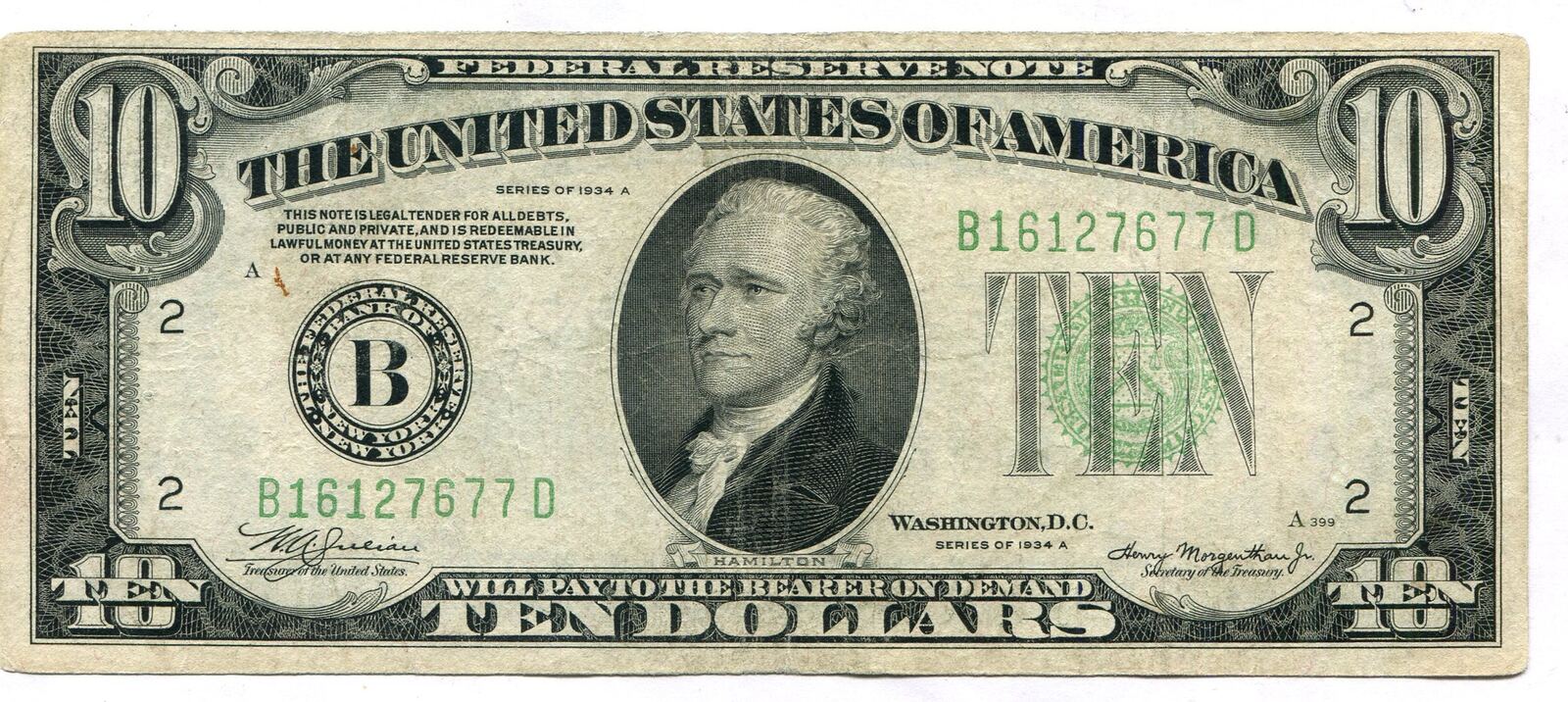 USA, 10 Dollars 1934A VF | MA-Shops