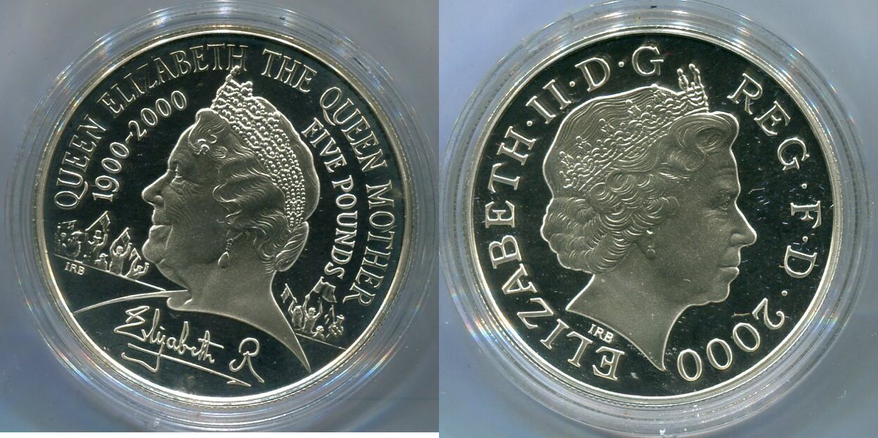 Großbritannien 5 Pounds 2000 ~ Elisabeth II. ~ Proof | MA-Shops
