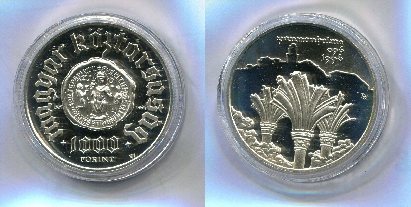 Ungarn, 1000 Forint 1996 1000 Jahre Kloster -Pannonhalma- Proof / Proof | MA-Shops