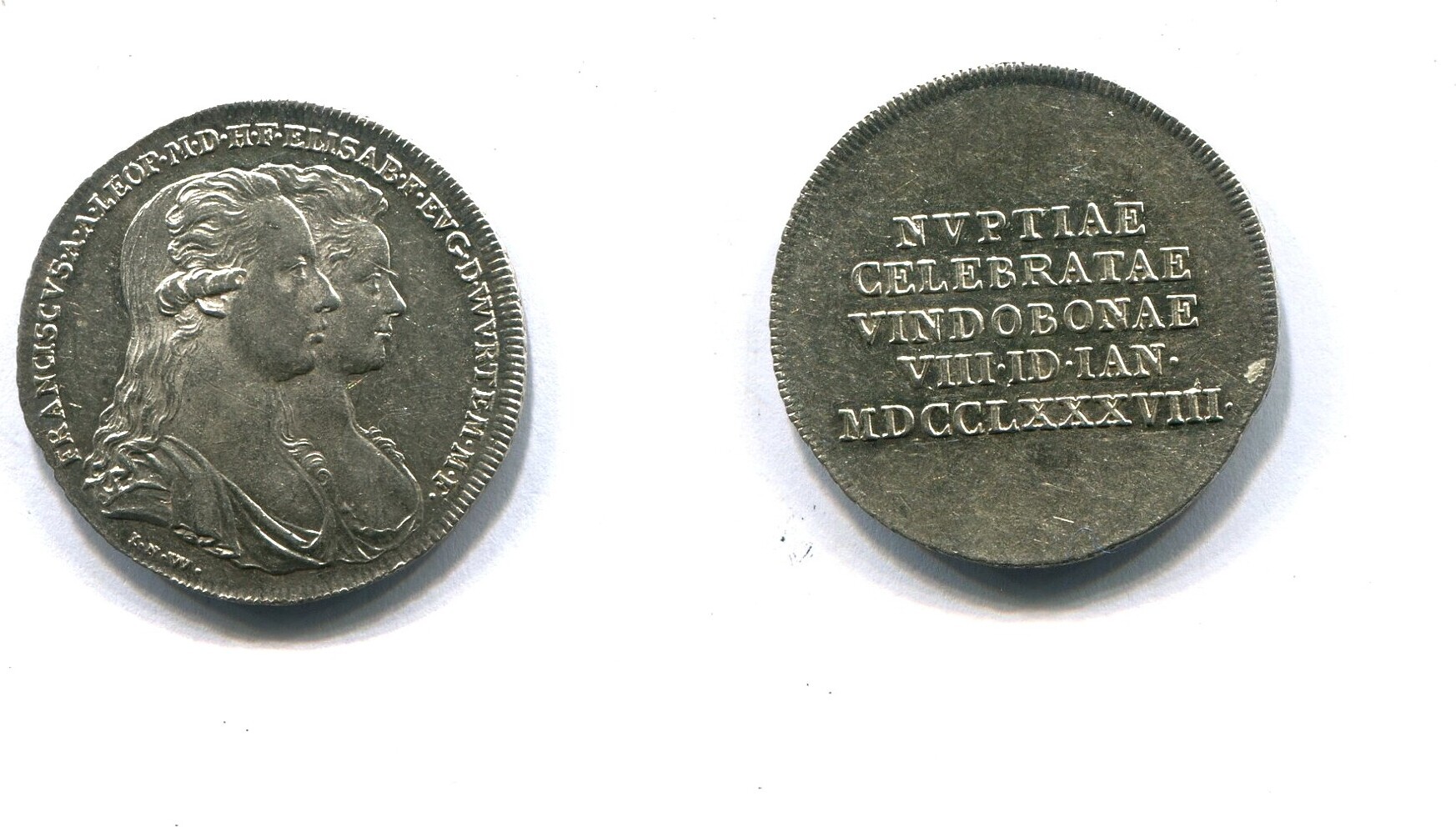 RDR/Österreich, kleine Silbermedaille 1788 Joseph II.1765-1790, UNC- | MA-Shops