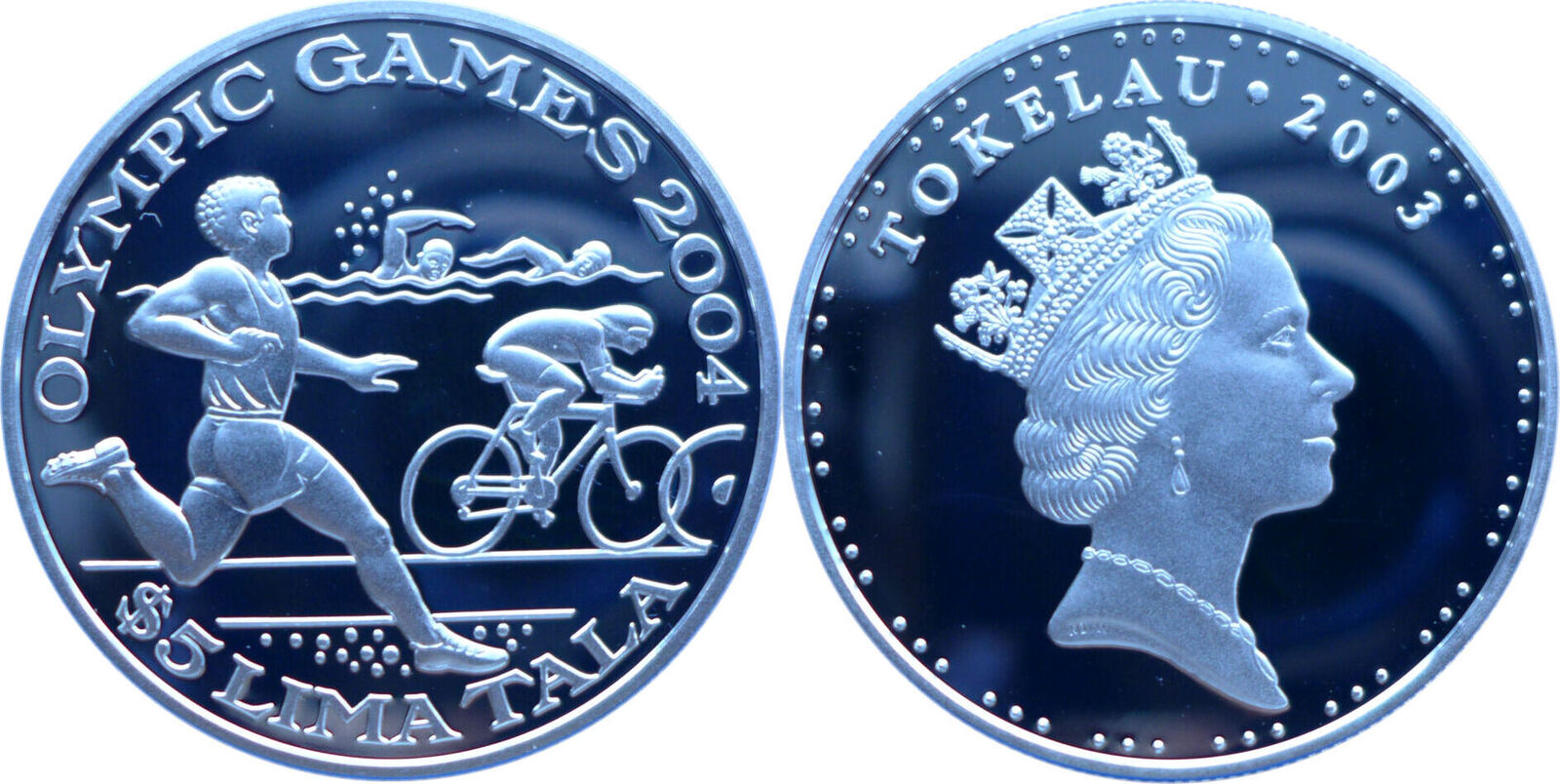 Tokelau 5 Lima Tala 2003 Olympische Spiele 2004 in Athen - Triathlon ...