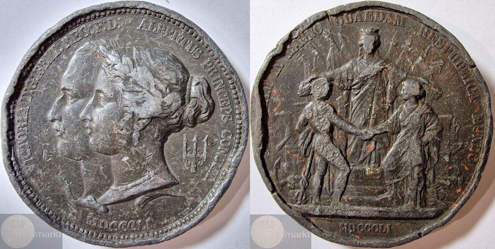 Great Britain Historical Medal 1851 Great Exhibition Council Medal, by ...