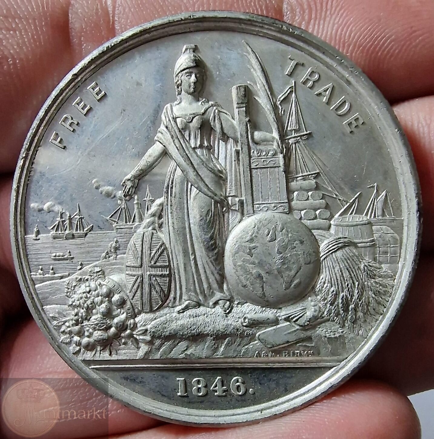 Great-Britain Historical Medal 1846 Free Trade - Repeal of the Grain ...