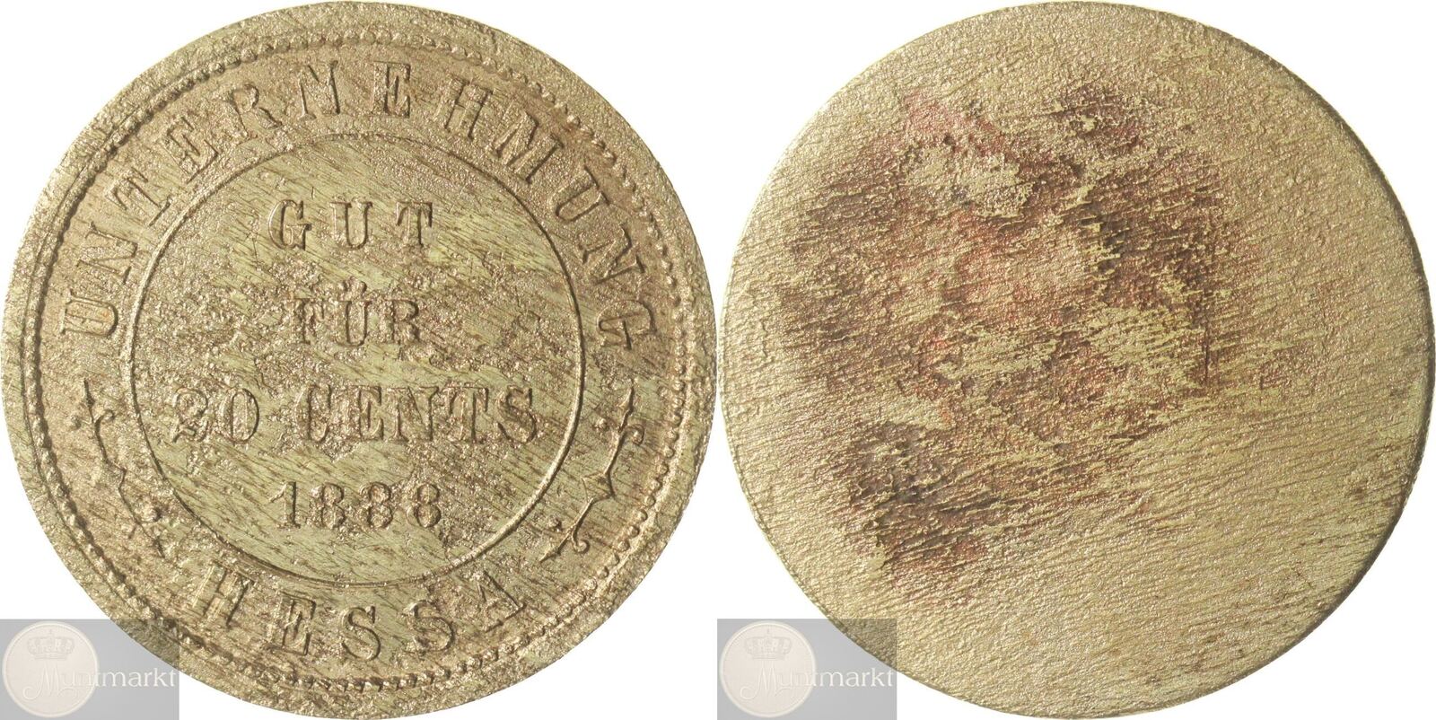 Dutch East Indies / Nederlands Indië Plantation Token 1888 Plantagegeld ...