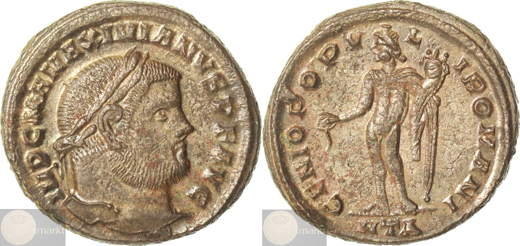 Roman Empire - Heraclea BI Follis Maximian Herculius n.d. (296-297 A.D ...