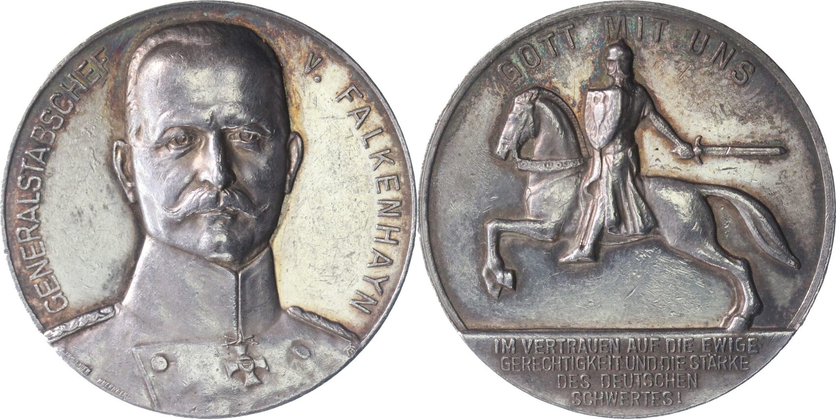 Germany - Brandenburg-Preußen Historical Medal - Silbermedaille n.d ...