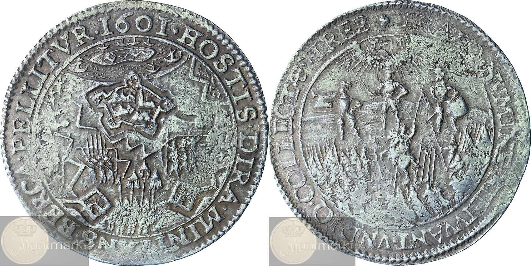 Noordelijke Nederlanden Rekenpenning / Jeton 1601 Dordrecht. Inname van ...