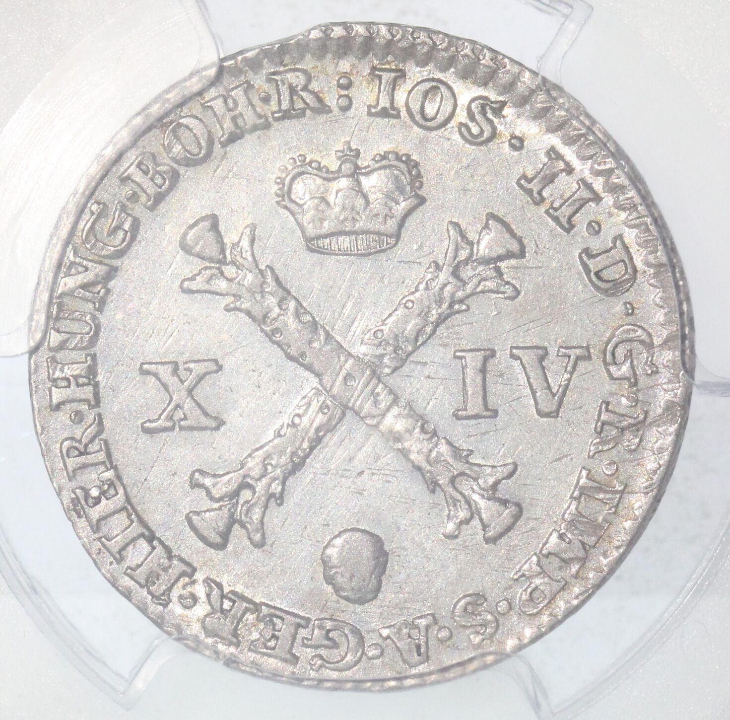 Belgium - Austria-Netherlands 14 Liard 1788 14 oorden KEYDATE Brussels PCGS AU55 | MA-Shops