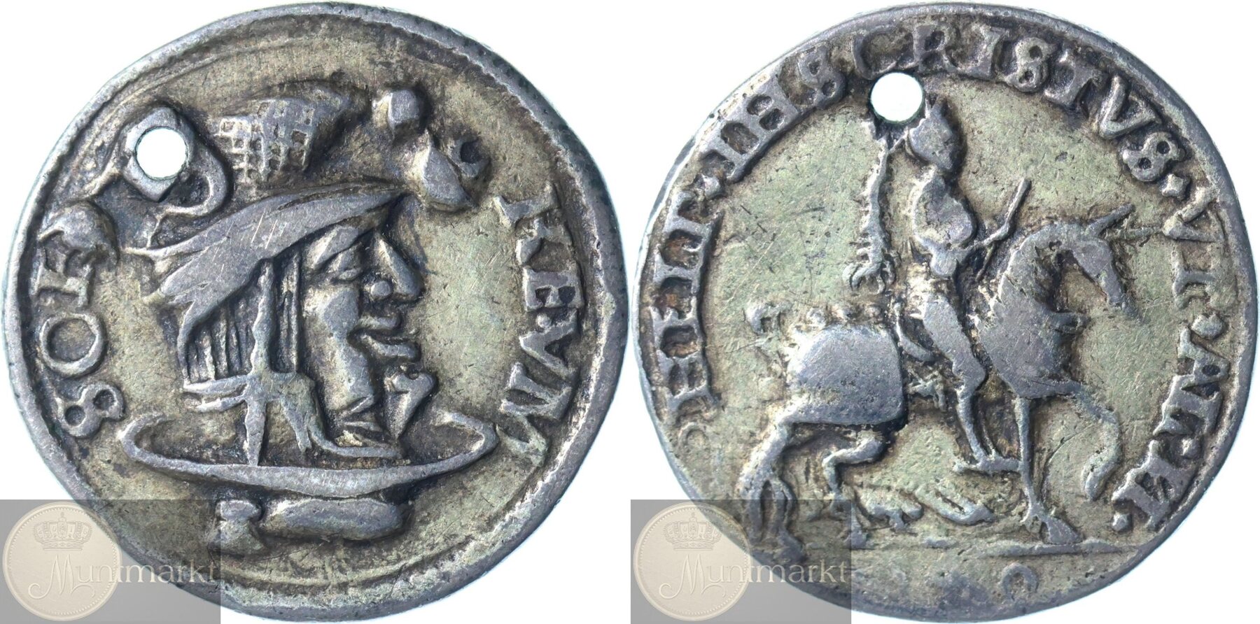 German States Historical medal n.d. (1540?) Satirical medal Double ...