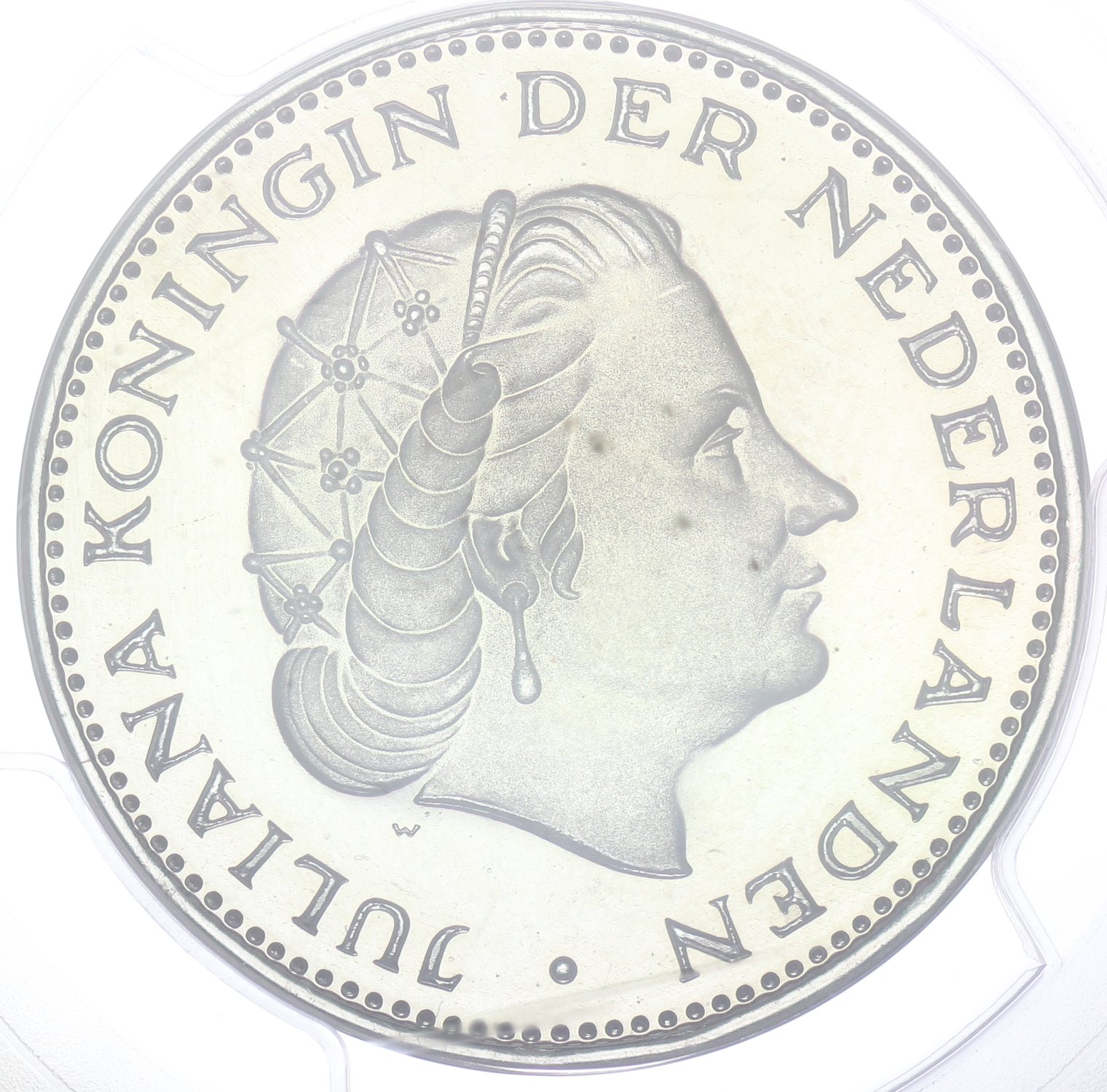 Netherlands Juliana - 2½ Gulden / Rijksdaalder PROOF 1969 Fish PCGS ...
