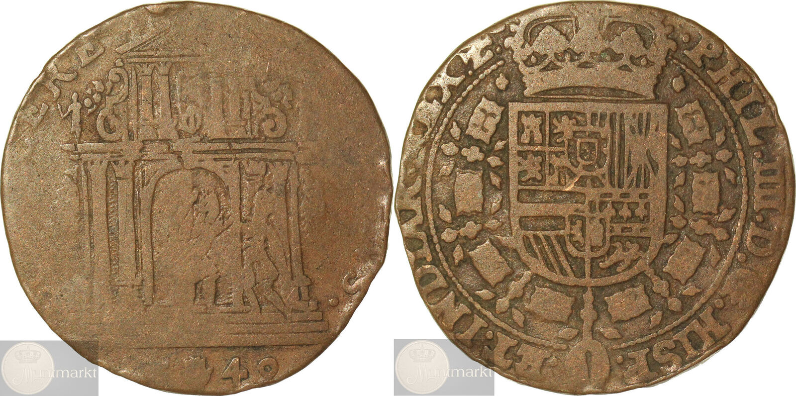 Spaanse Nederlanden Rekenpenning / Jeton 1646 Antwerpen - Negotiations ...