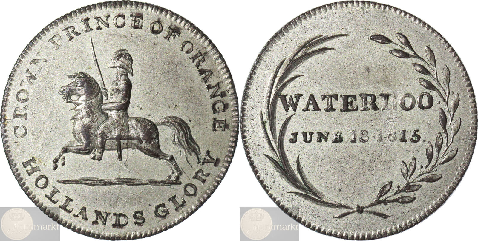Koninkrijk der Nederlanden Historical medal 1815 Commemorating the role ...