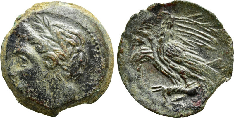 Griechen Bronze SICILY. Akragas. Phintias (Tyrant, 287-279 BC). Ae. VF+ ...