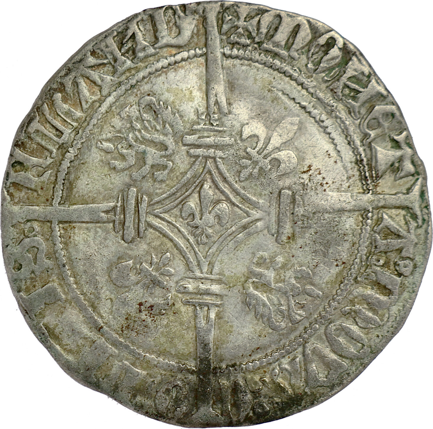 BURGUNDIAN NETHERLANDS Dubbele Groot / Double Gros "Vierlander" n.d ...