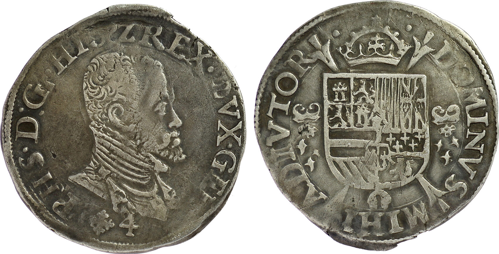 Northern Netherlands 1/5 Philipsdaalder 1564 Duchy of Guelders - Philip ...