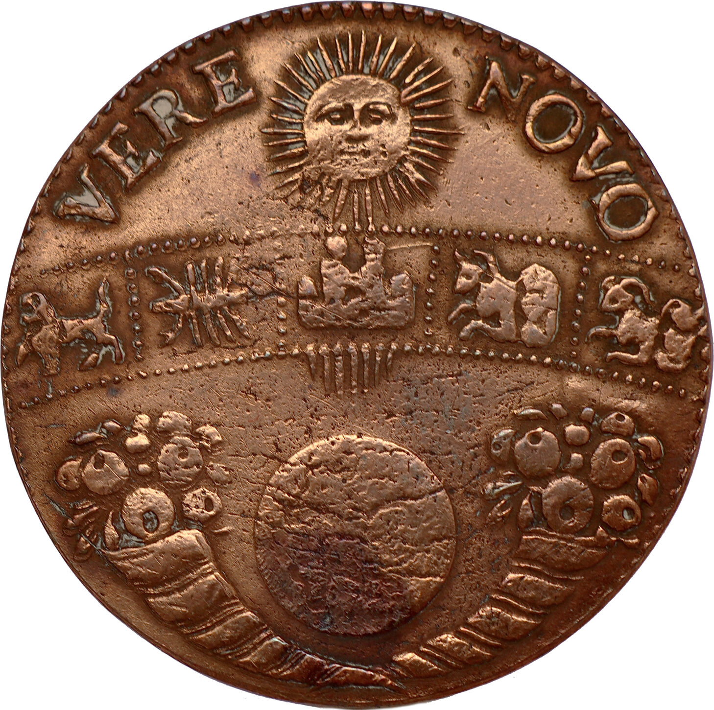 SPANISH NETHERLANDS Jeton or Rekenpenning 1650 Duchy of Brabant ...