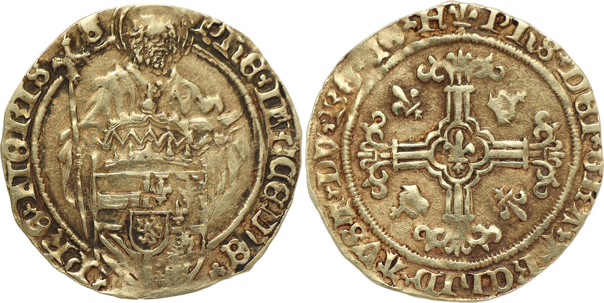 HABSBURG NETHERLANDS St. Philippus Goudgulden / Florin d'or n.d. (1500 ...