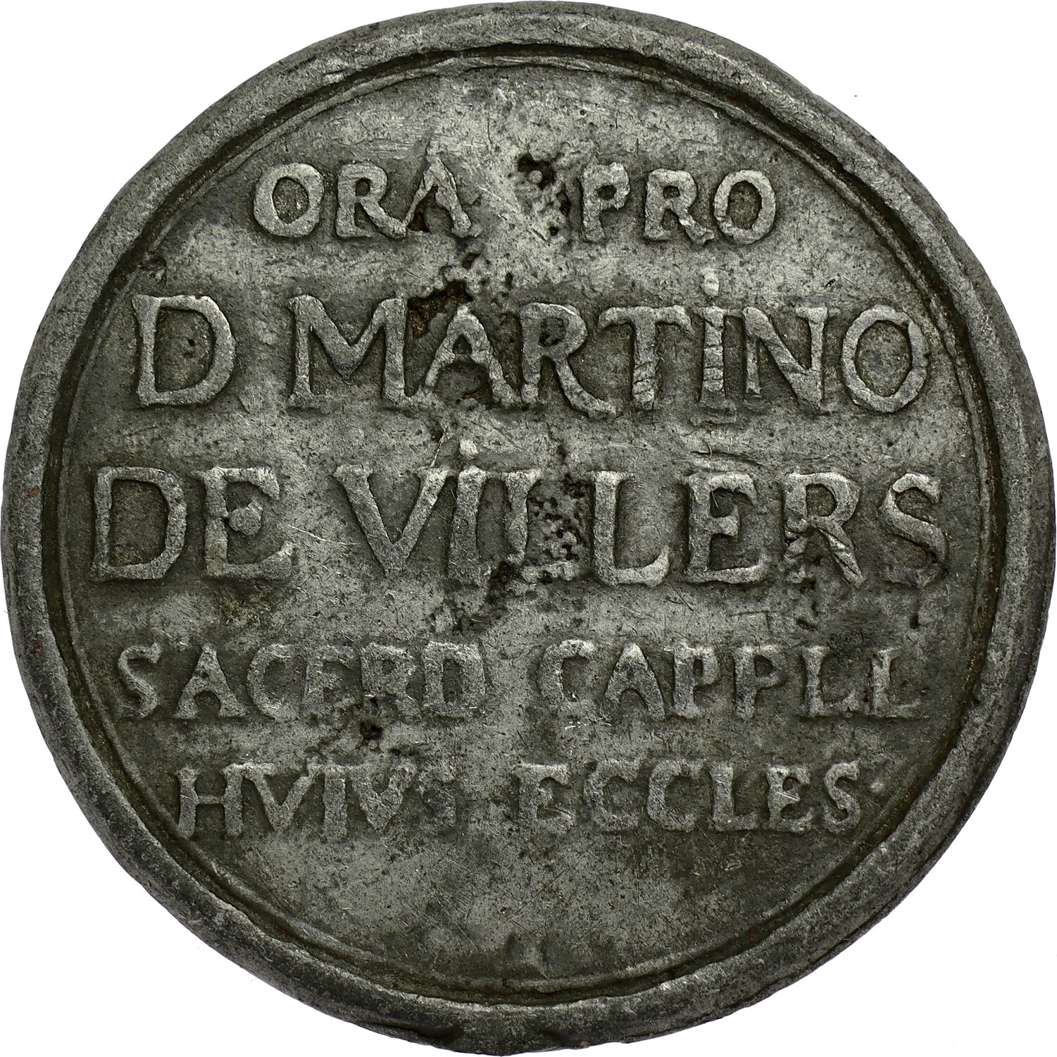 SOUTHERN NETHERLANDS Death Token / Poor Token 1671 Martin de Villers ...