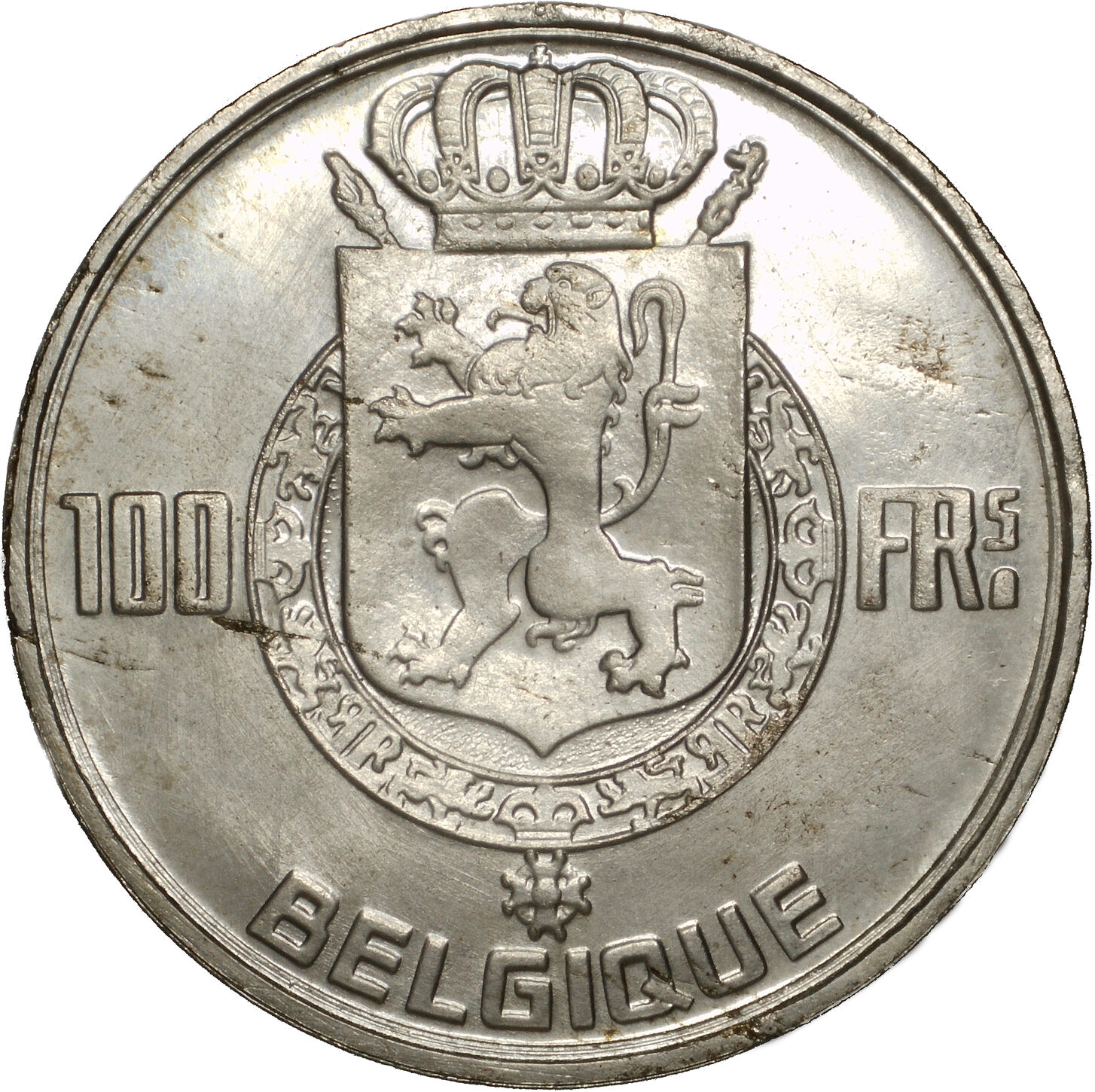 BELGIUM 100 Francs ESSAI / PATTERN 1948 FR Regency of Prince Charles ...