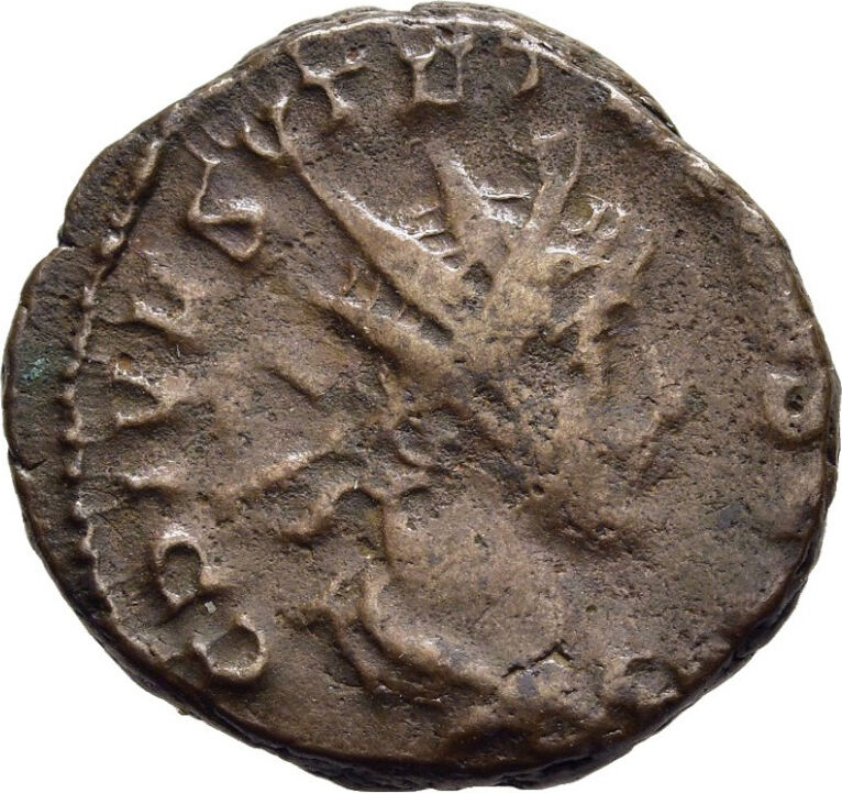 GALLIC EMPIRE Æ Antoninianus after 274 AD 'Barbarous Radiate' issue ...