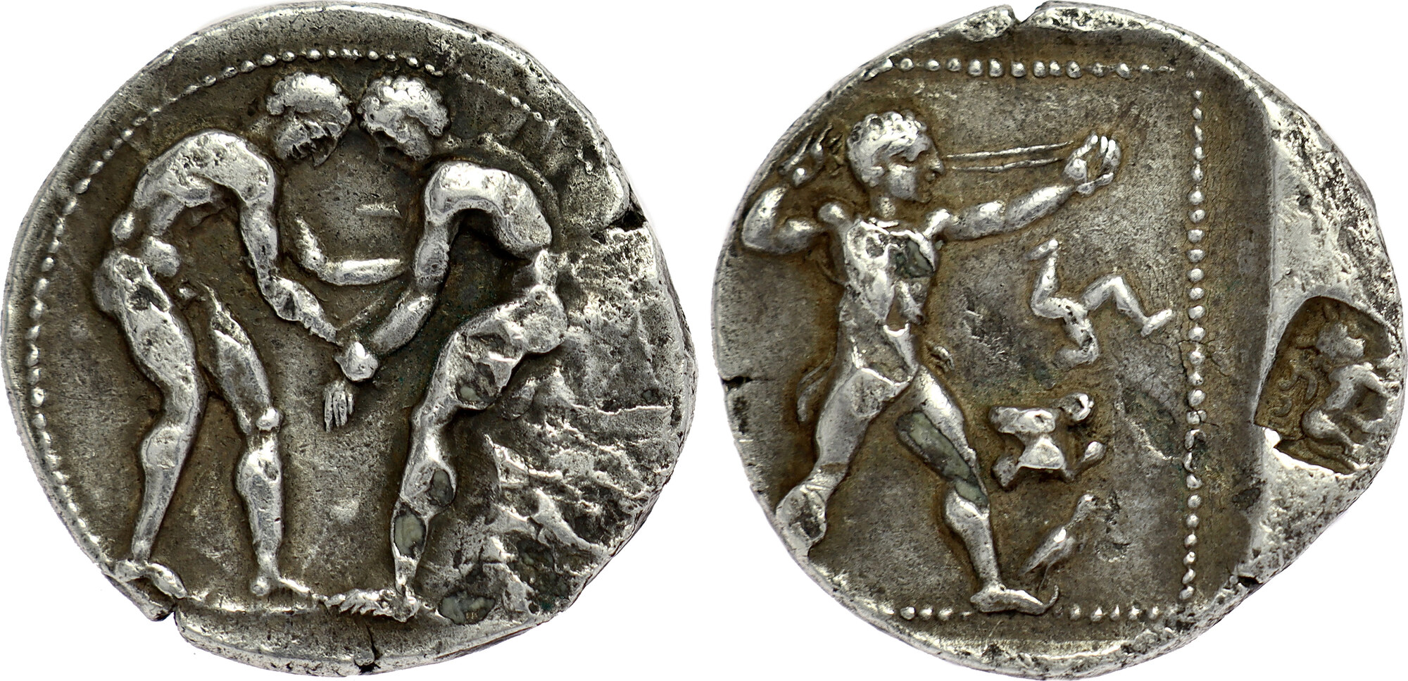 Ancient Greece AR Stater c. 400-325 BC Pisidia - w/ Ba'al countermark ...