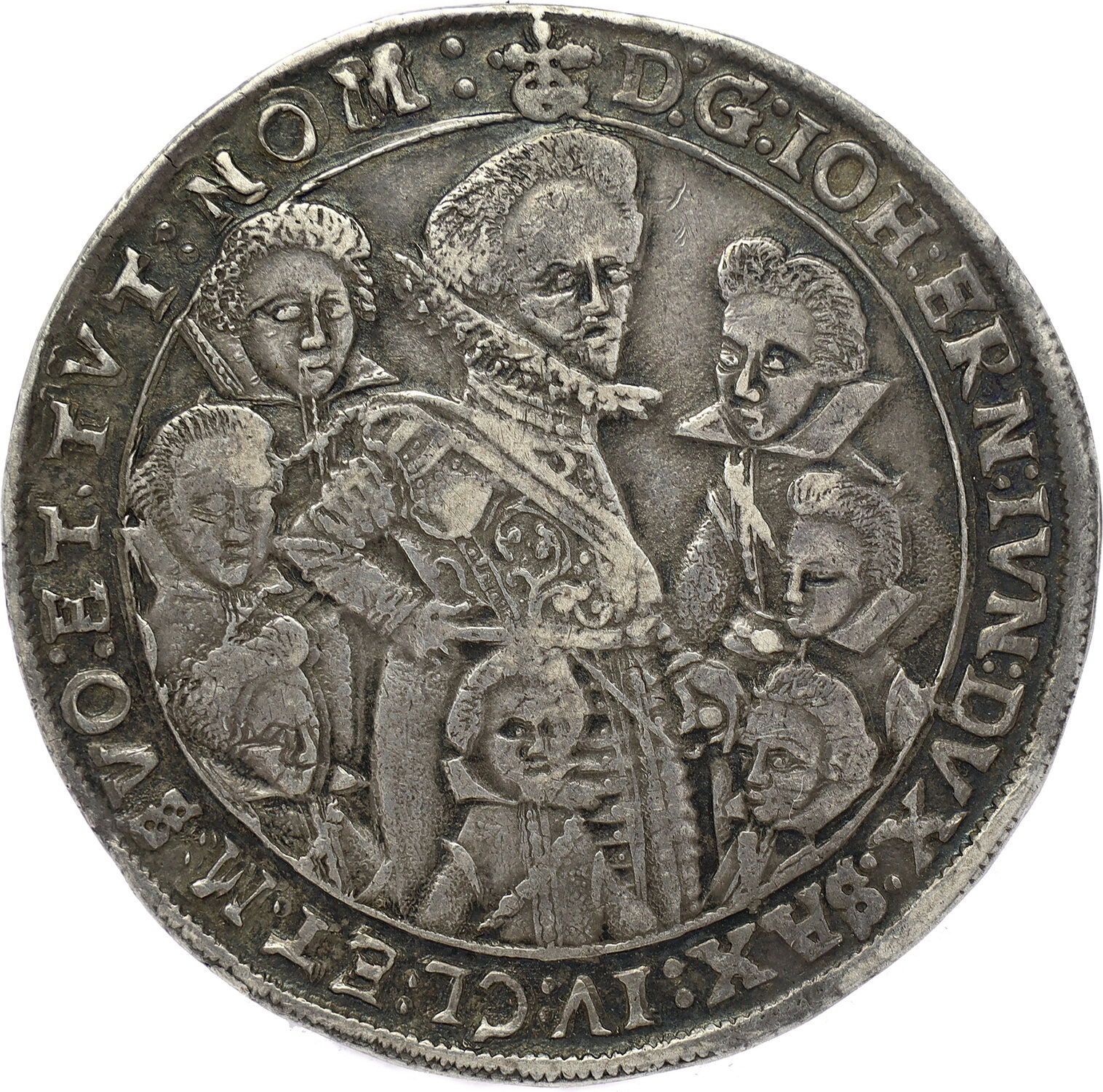 German States Reichstaler 1618 Duchy of Saxe-Weimar - Johann Ernst and ...