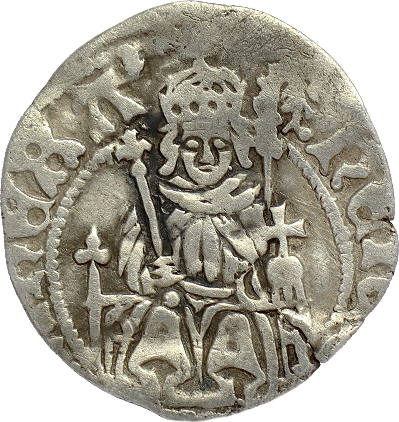 England "Sovereign" Penny 1489-93 Henry VII - Durham - Bishop Sherwood ...