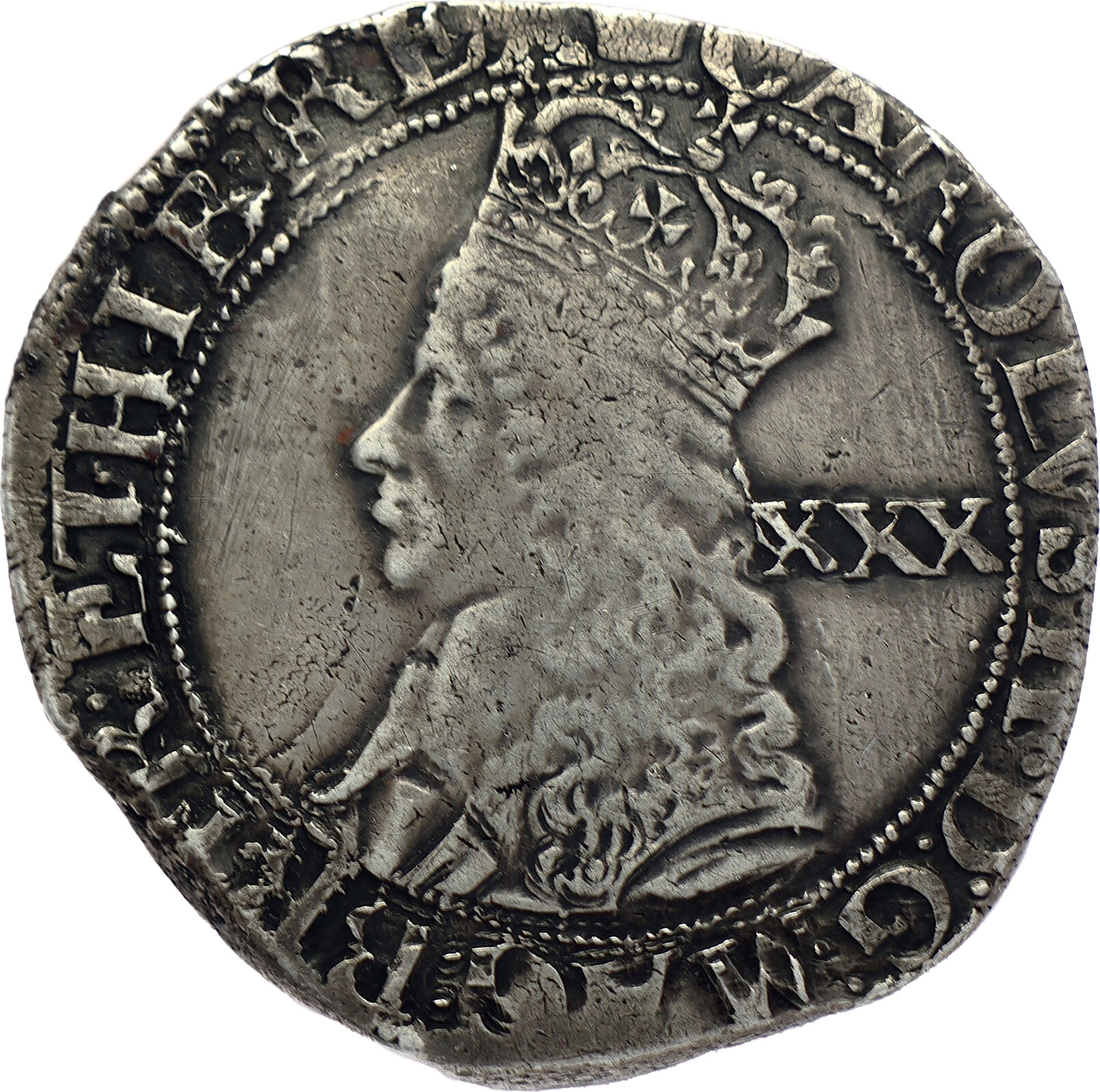 ENGLAND Halfcrown n.d. (1660-1662) House of Stuart - Charles II - Tower ...
