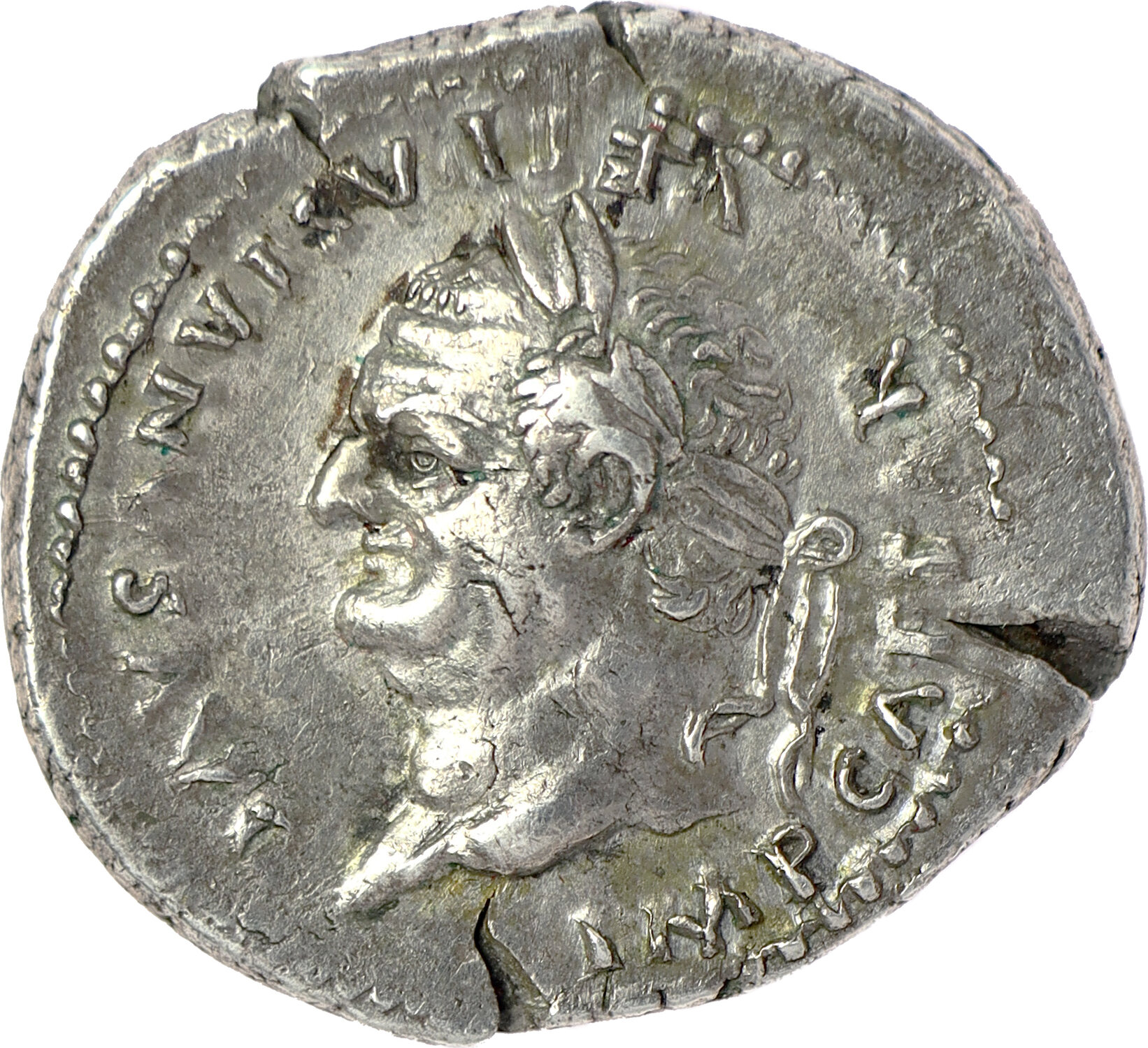 Roman Empire AR Denarius 77-78 AD Vespasianus AEF, fine style | MA-Shops