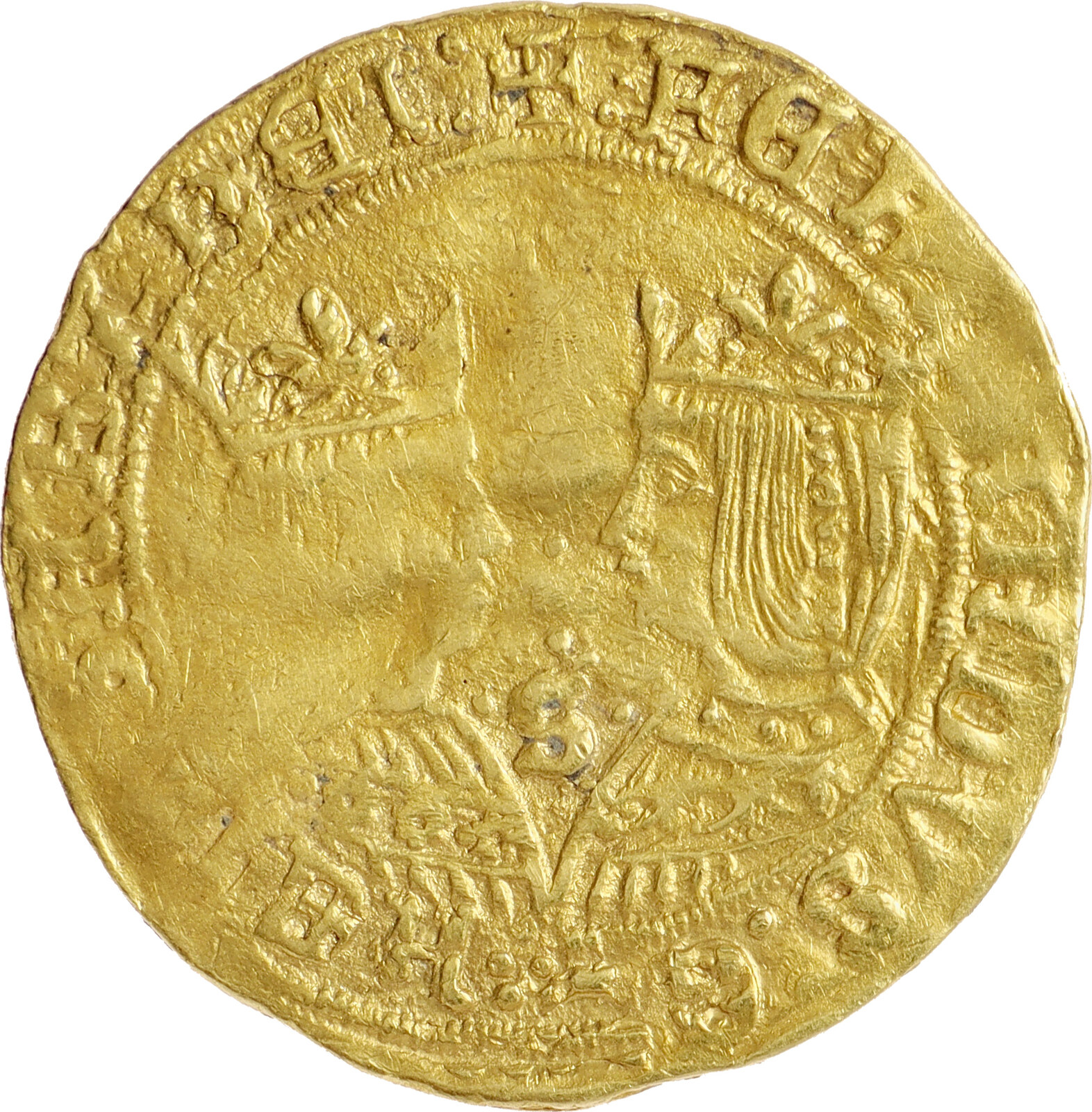 Spain Double Excelente n.d. (1497-1504) Ferdinand & Isabella - Sevilla ...