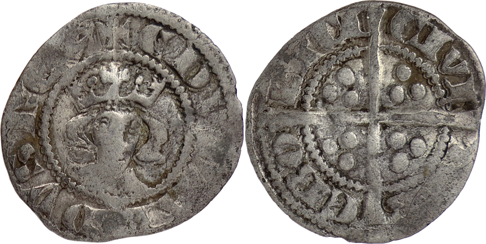 England Farthing January - May 1280 Edward I - York mint GF | MA-Shops