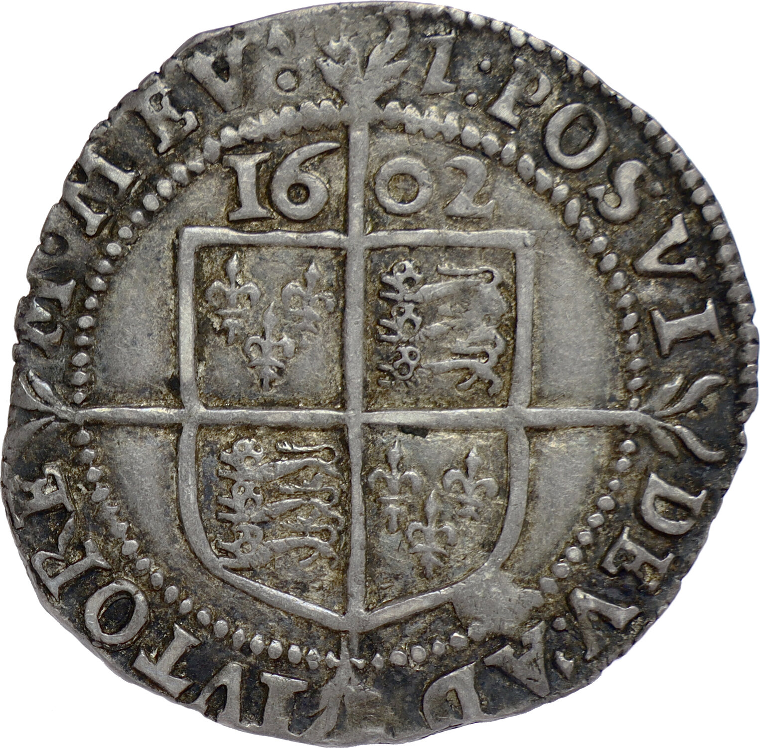 England Sixpence 1602 Elizabeth I - Seventh Issue - mm. 1 GVF | MA-Shops