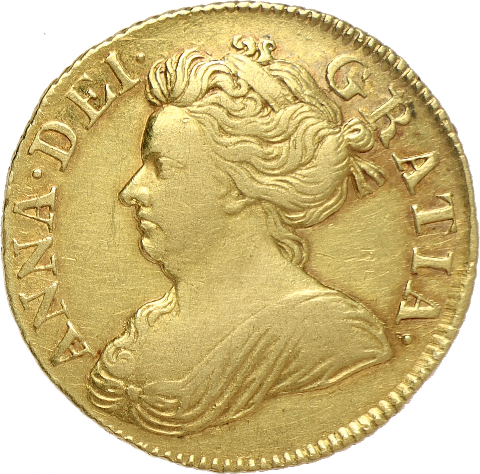 GREAT BRITAIN Half-Guinea 1711 Queen Anne - 3rd bust AEF | MA-Shops