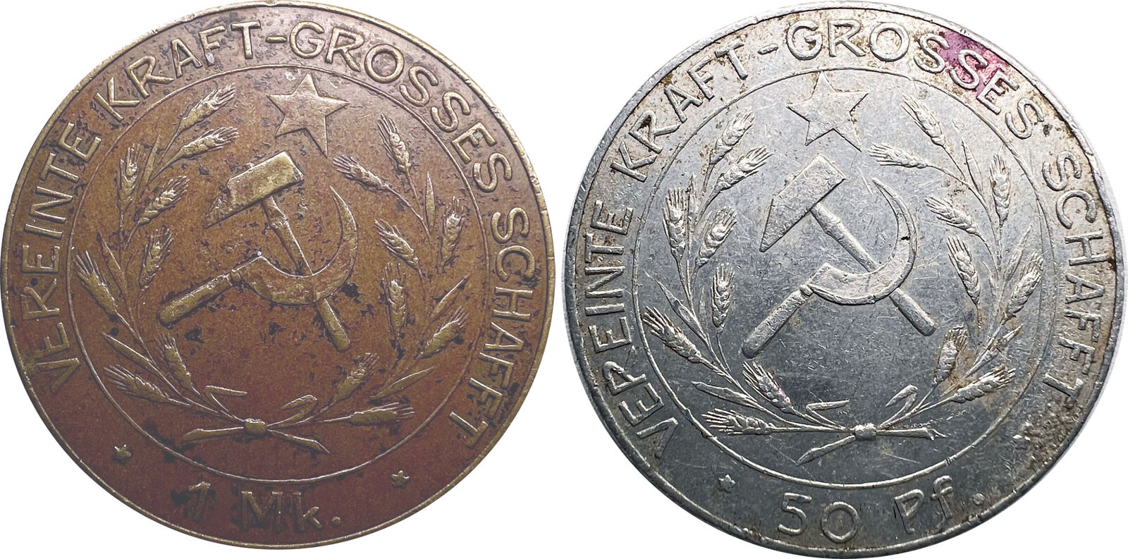 GERMANY German Communist Party (KPD) Chemnitz Building Fund 1 Mark and ...