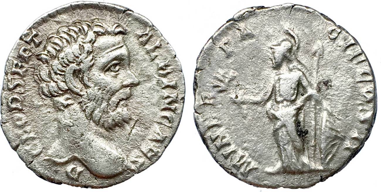 Roman Empire, Clodius Albinus AR Denarius, as Caesar (AD 193-195 ...